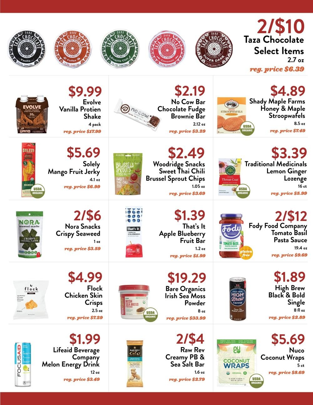 Our Weekly Sales | Common Ground Food Co-operative